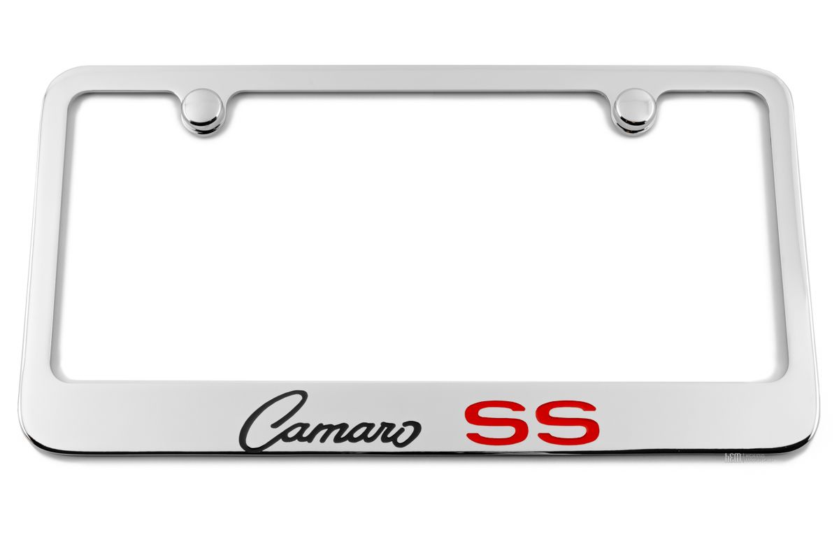 Classic Camaro SS Z/28 Super Sport Engraved License Plate Frame