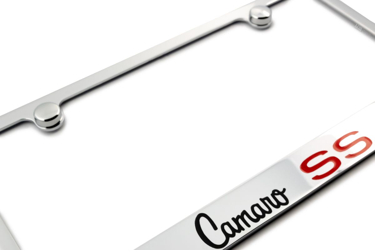 Classic Camaro SS Z/28 Super Sport Engraved License Plate Frame