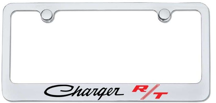 Classic Dodge Charger R/T Engraved License Plate Frame