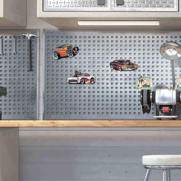 Corvette Tin Sign - Toolbox Magnet