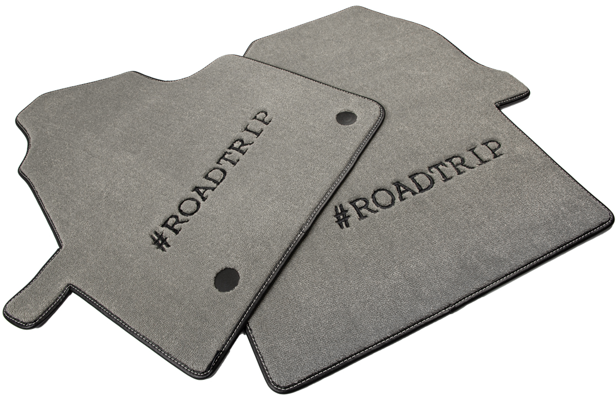 Custom Van/Motorhome # Hashtag Carpet Floor Mats - Premium Upgrade