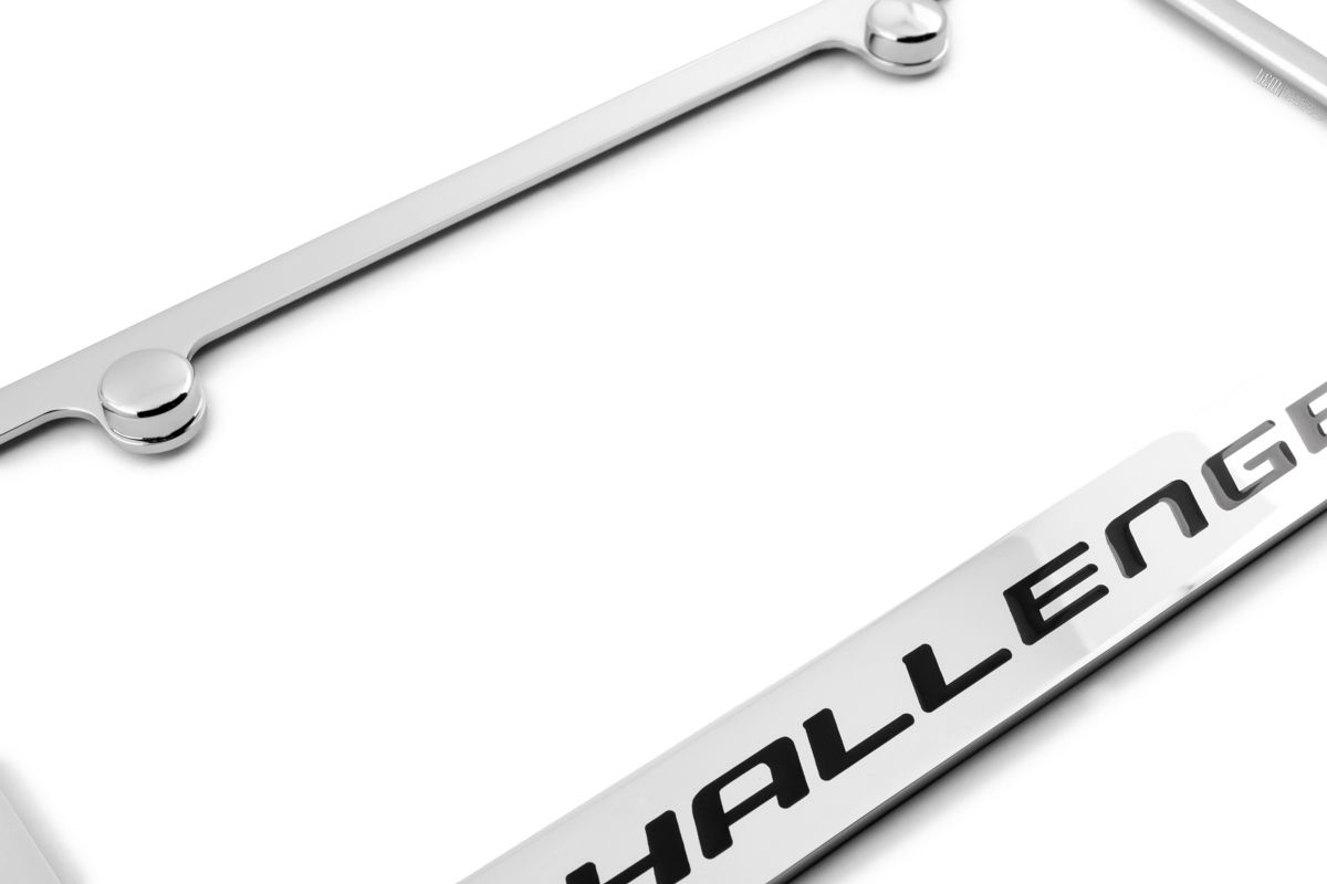 Dodge Challenger Engraved License Plate Frame