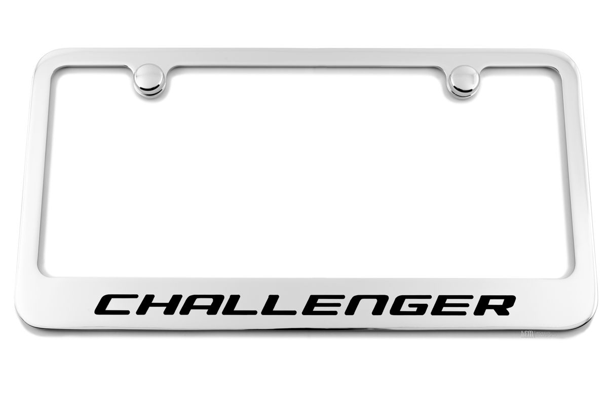 Dodge Challenger Engraved License Plate Frame