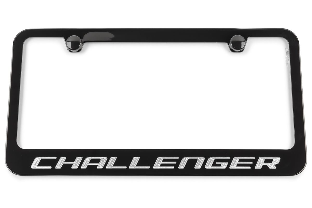 Dodge Challenger Engraved License Plate Frame