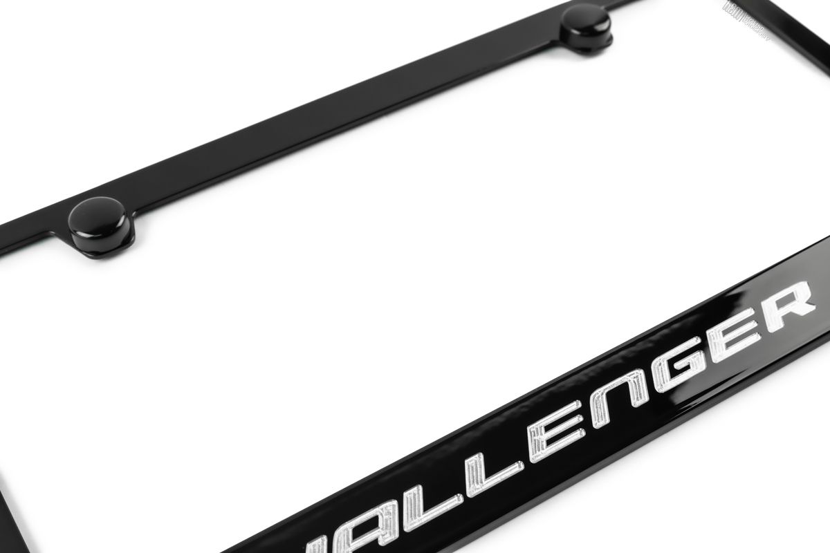 Dodge Challenger Engraved License Plate Frame