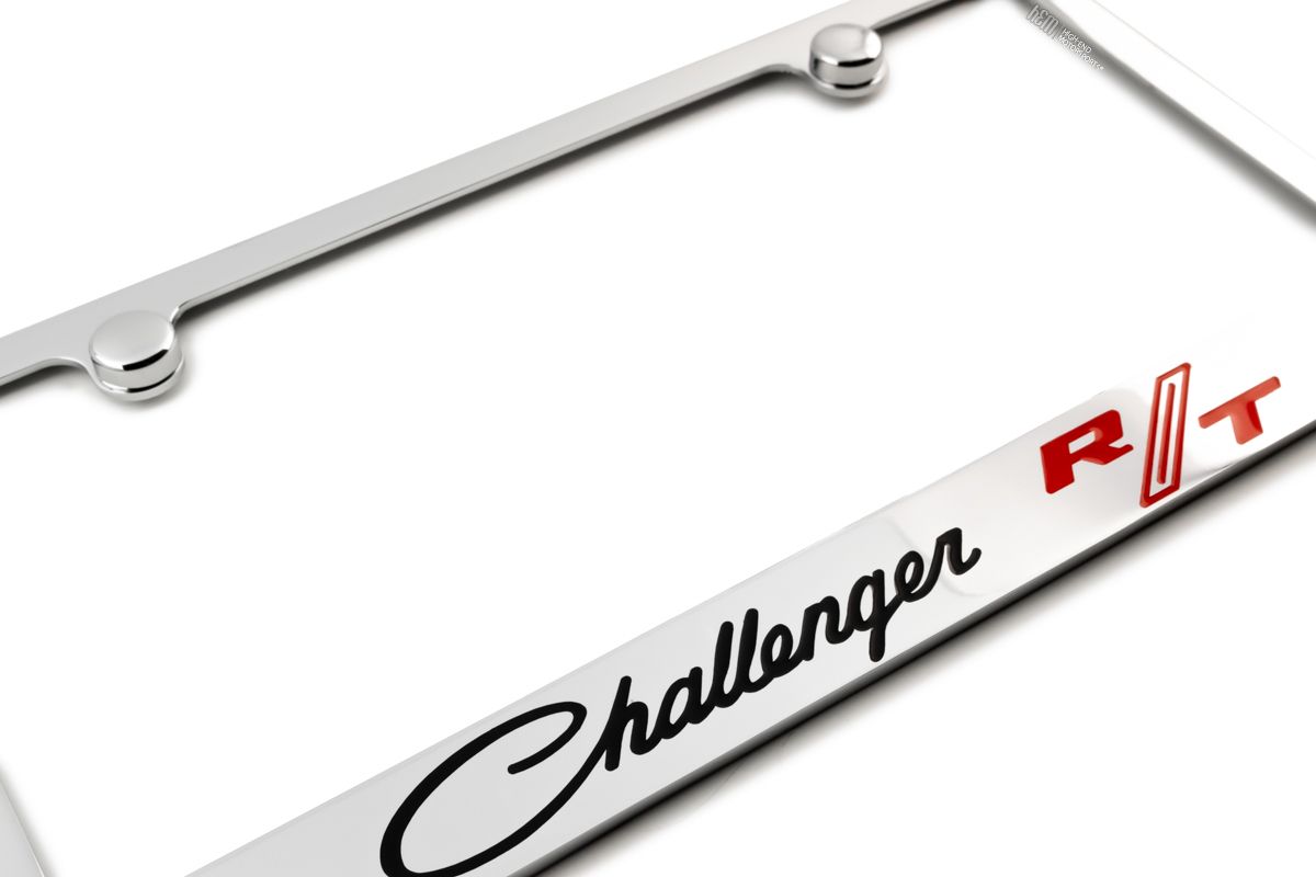 Dodge Challenger R/T Classic Engraved License Plate Frame