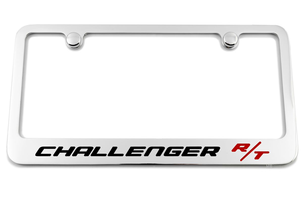 Dodge Challenger R/T Engraved License Plate Frame