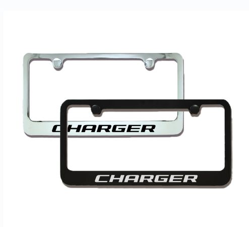 Dodge Charger Engraved License Plate Frame