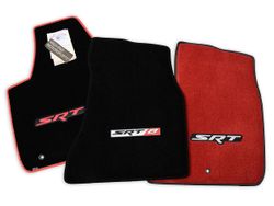 Red dodge charger floor mats store