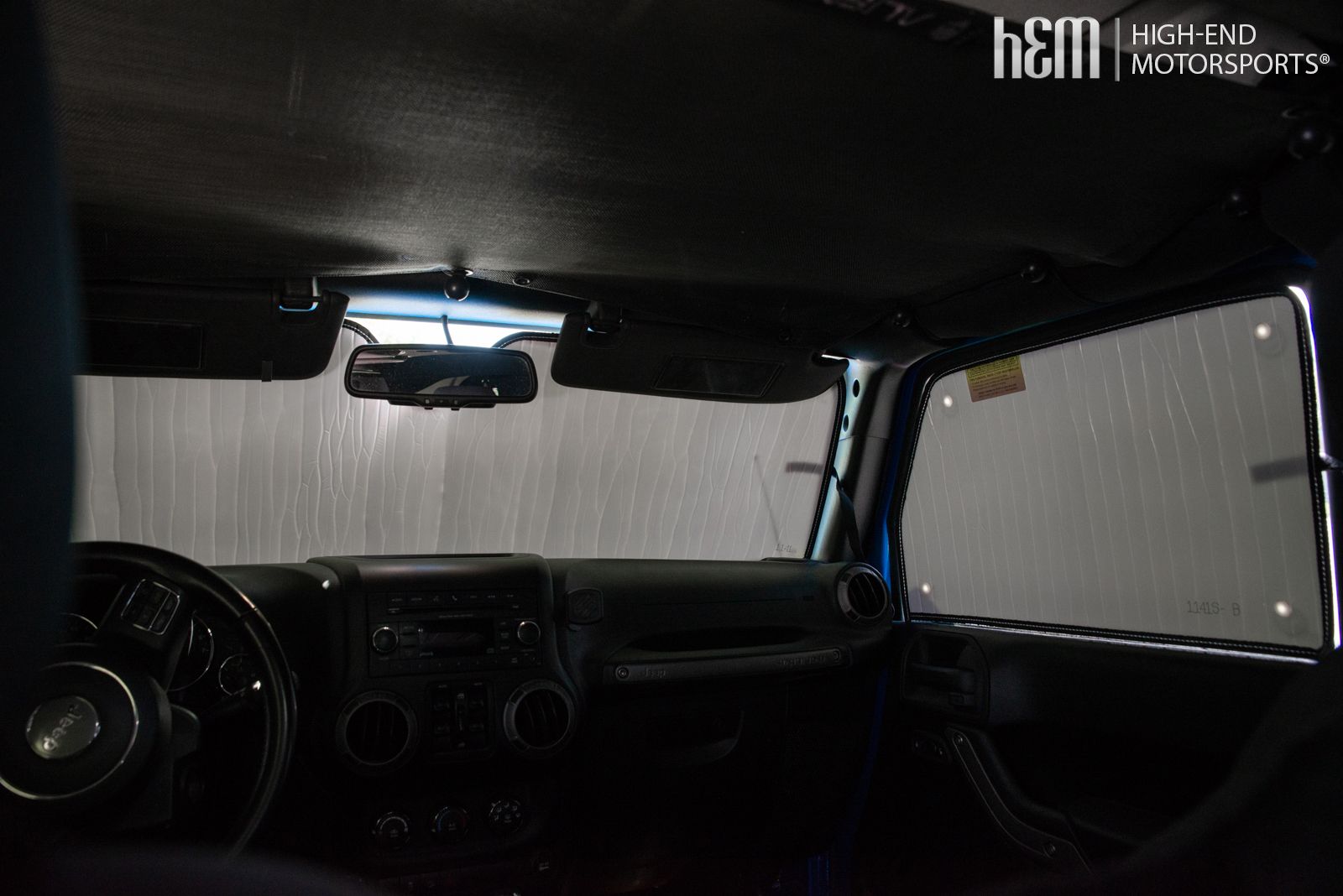 Custom Sunshade for Ford E-Series Van & Motorhome E-150 E-250 E-350 E-450