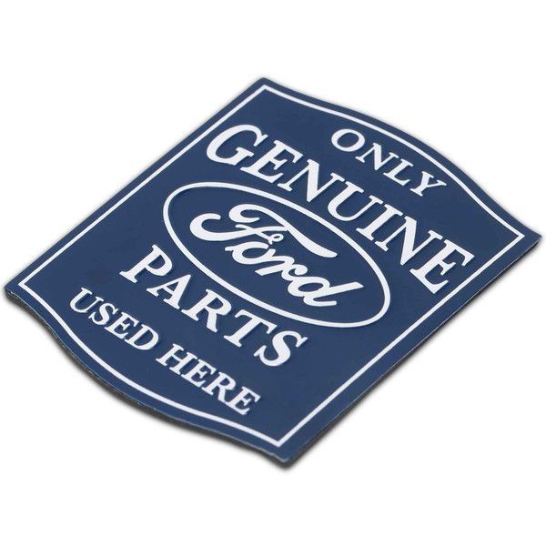 Ford Genuine Parts Tin Sign - Toolbox Magnet