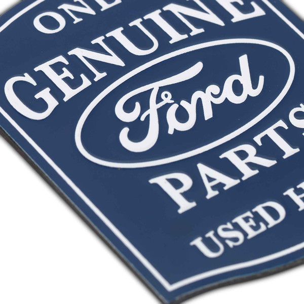 Ford Genuine Parts Tin Sign - Toolbox Magnet