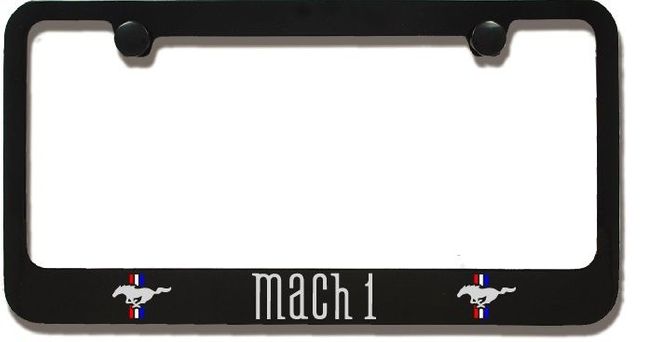 Ford Mustang Mach 1 Engraved License Plate Frame
