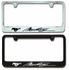 Ford Mustang Script Running Pony Engraved License Plate Frame