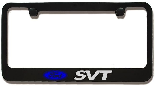 Ford Mustang SVT Engraved License Plate Frame