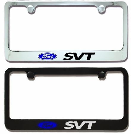 Ford Mustang SVT Engraved License Plate Frame