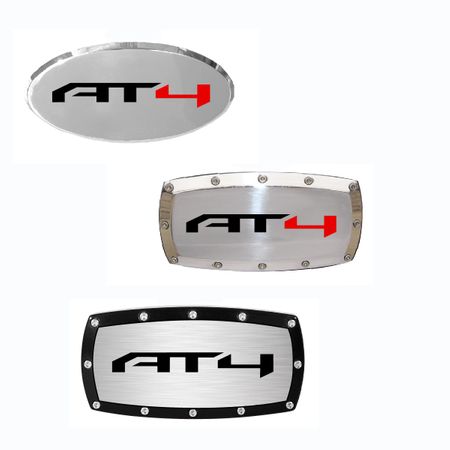 GMC AT4 Engraved Billet Hitch Receiver Cover