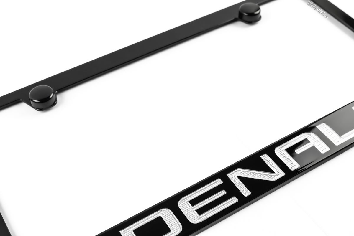 GMC DENALI Engraved License Plate Frame