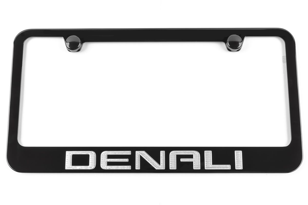 GMC DENALI Engraved License Plate Frame