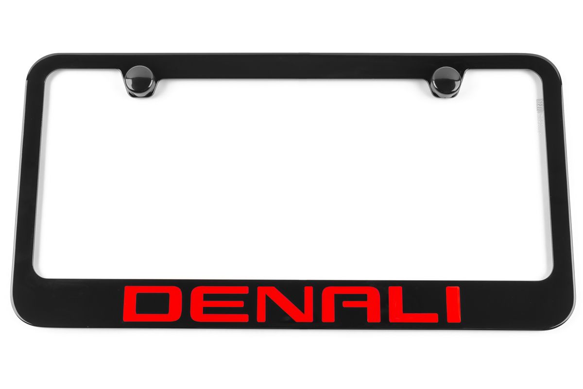 GMC DENALI Engraved License Plate Frame