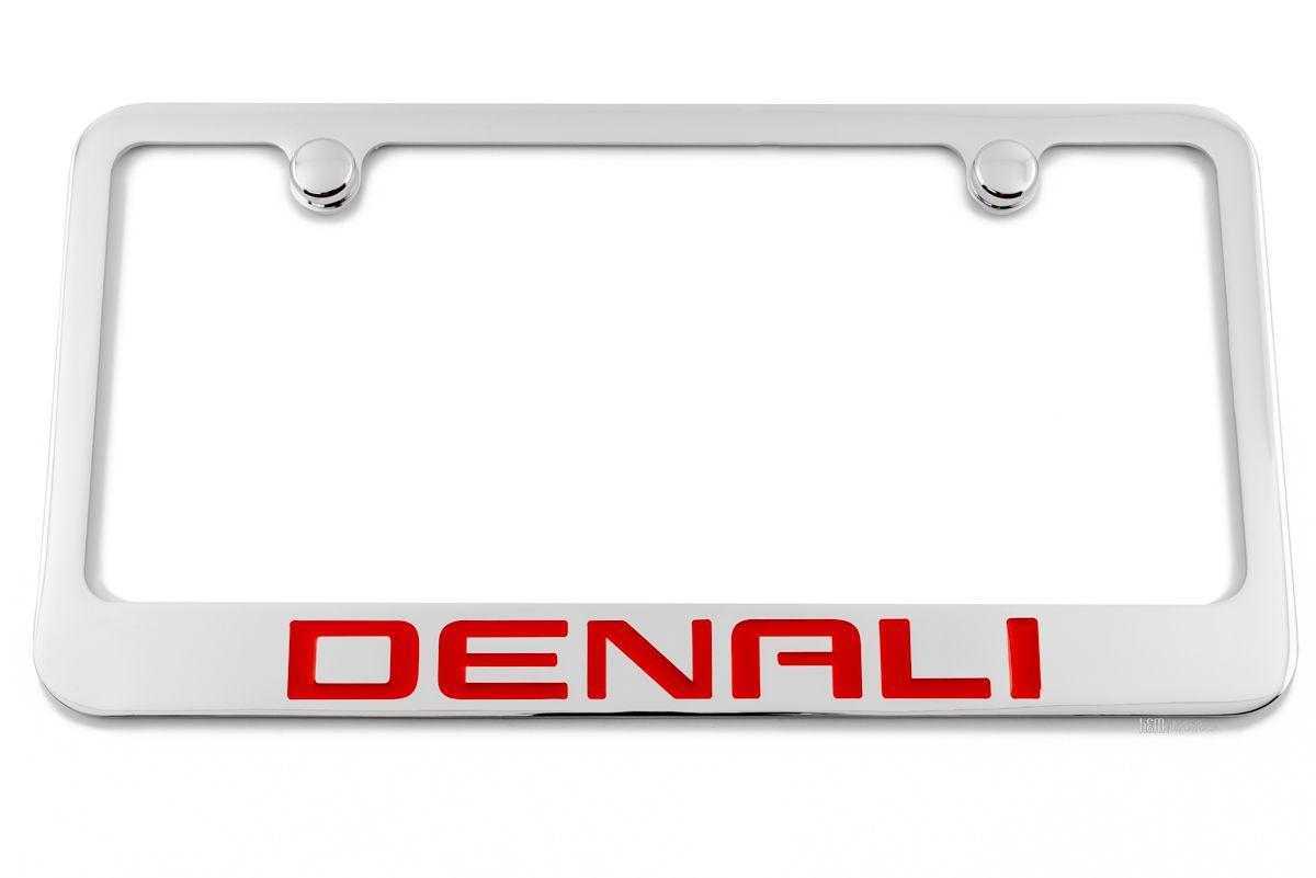 GMC DENALI Engraved License Plate Frame