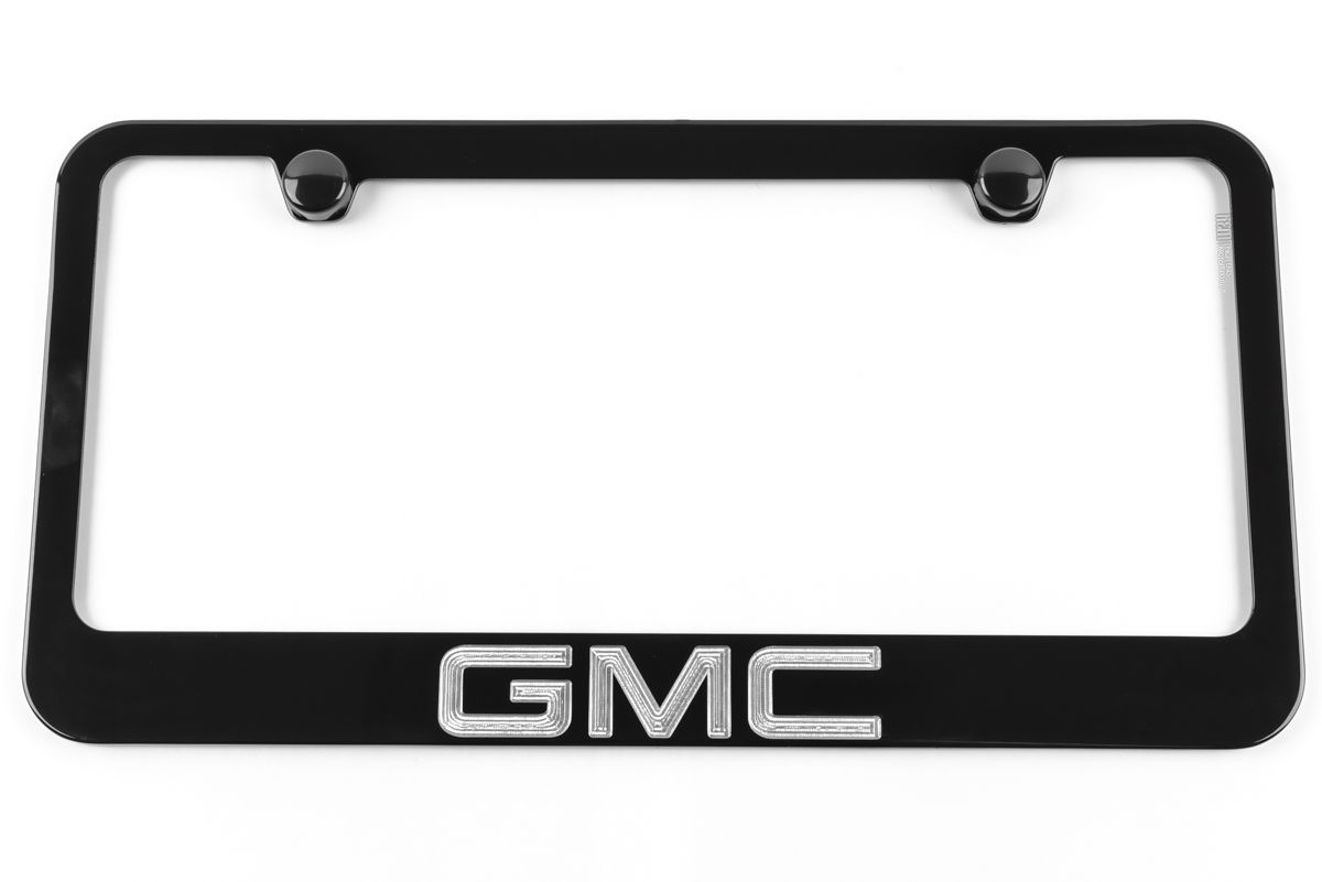 GMC Engraved License Plate Frame