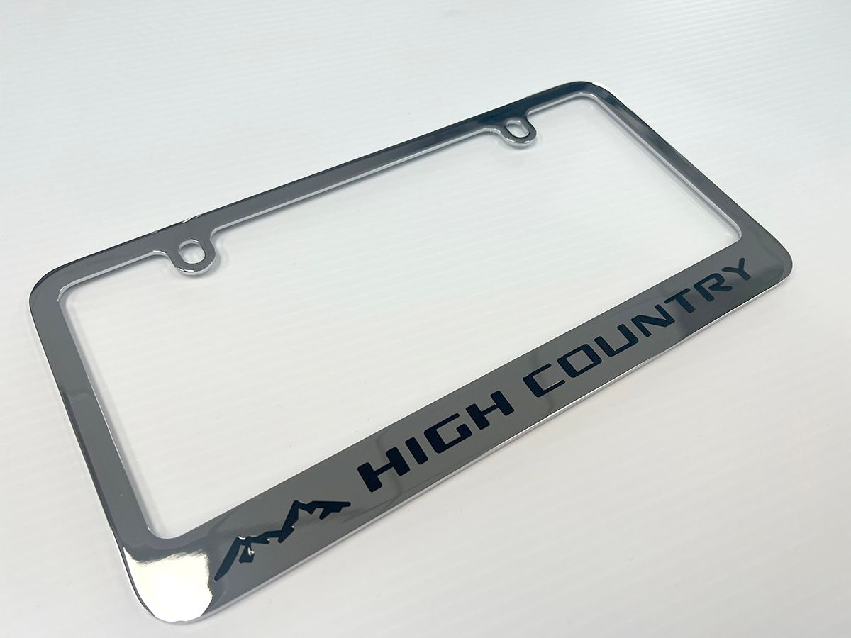 High Country License Plate Frame