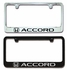 Honda Accord Engraved License Plate Frame