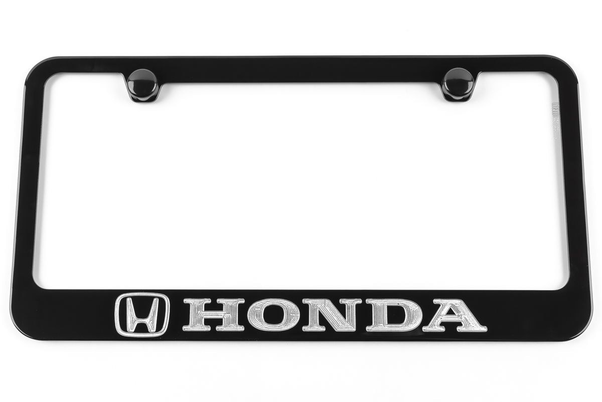 Honda Engraved License Plate Frame