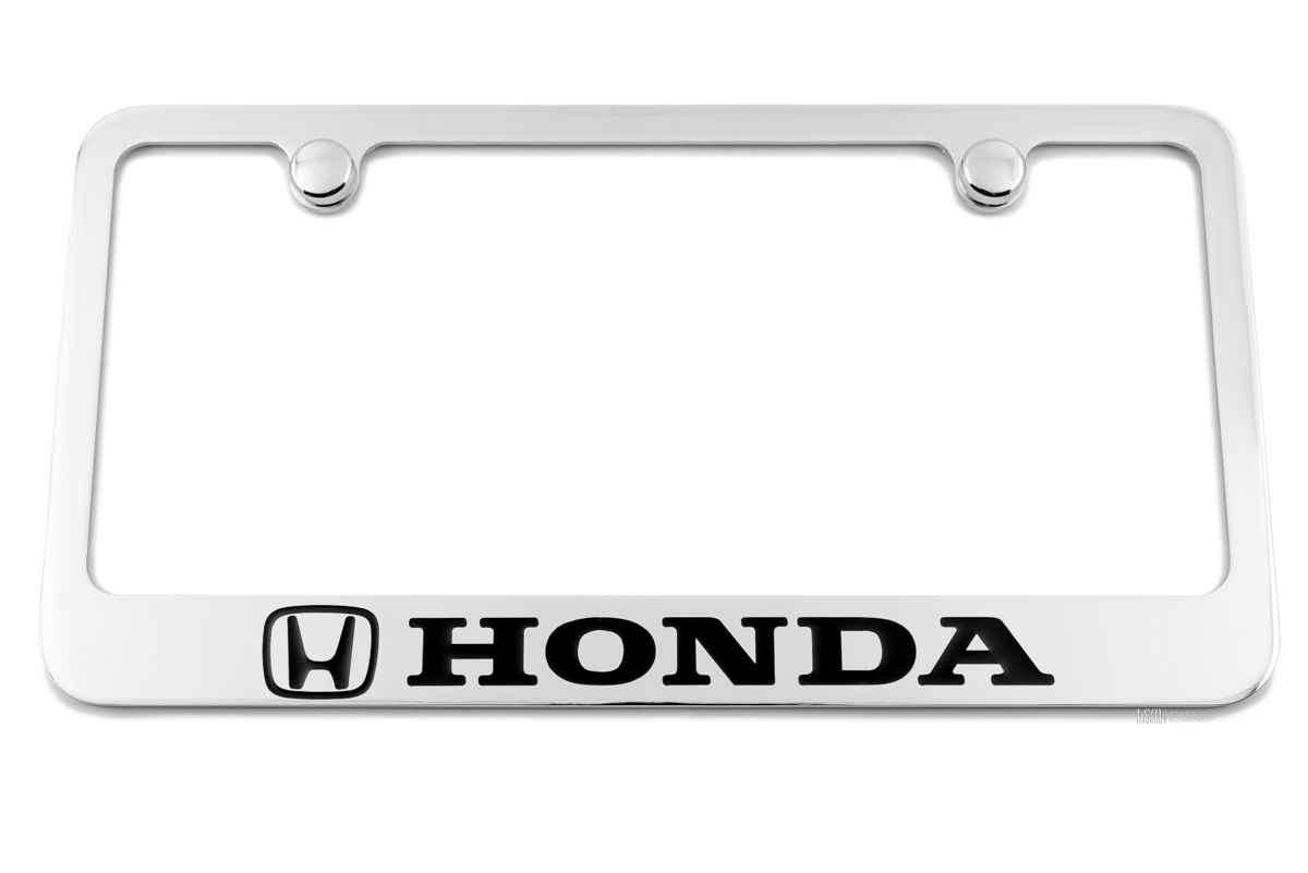Honda Engraved License Plate Frame