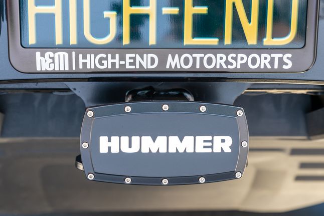 HUMMER Engraved Billet Hitch Receiver Cover - Choose Colors