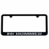 Hummer H3 Satin-Black License Plate Frame Grey