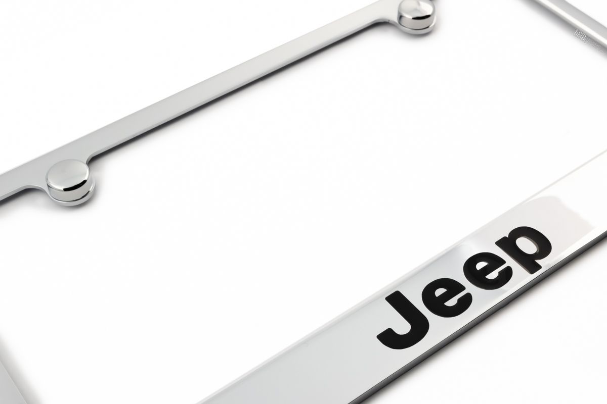 Jeep Engraved License Plate Frame
