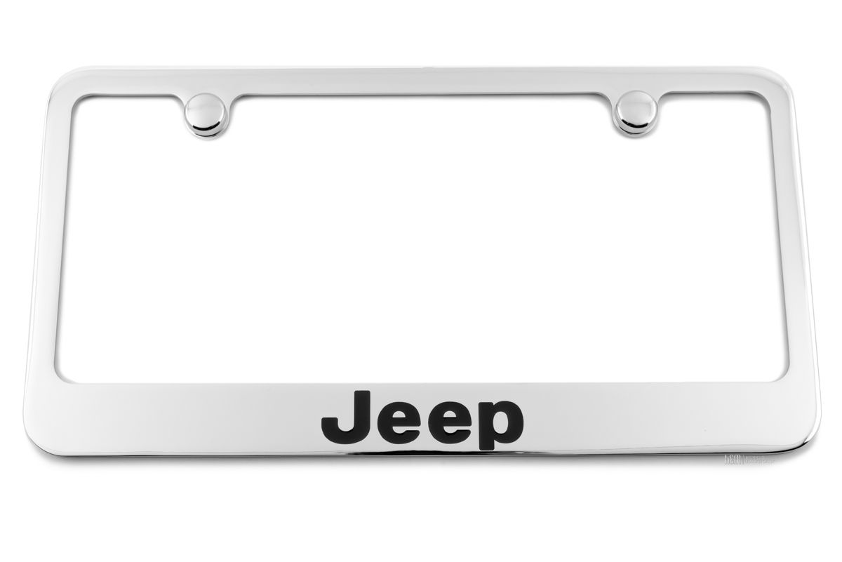 Jeep Engraved License Plate Frame