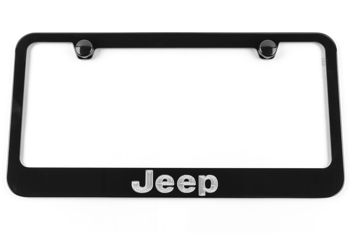 Jeep Engraved License Plate Frame