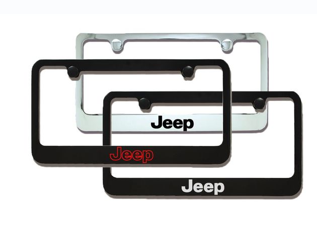 Jeep Engraved License Plate Frame