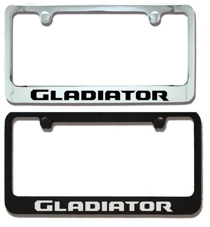 Jeep Gladiator Engraved License Plate Frame