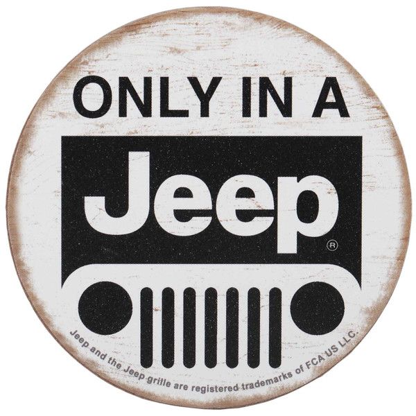 Jeep Grille Wood Sign - Toolbox Magnet