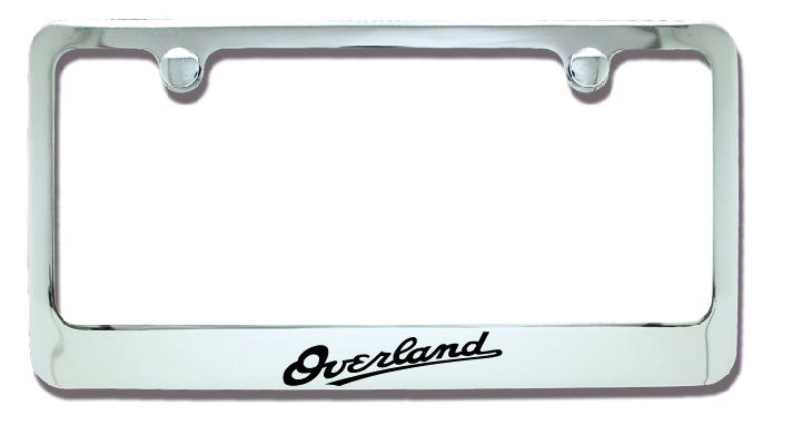 Jeep Overland Engraved License Plate Frame