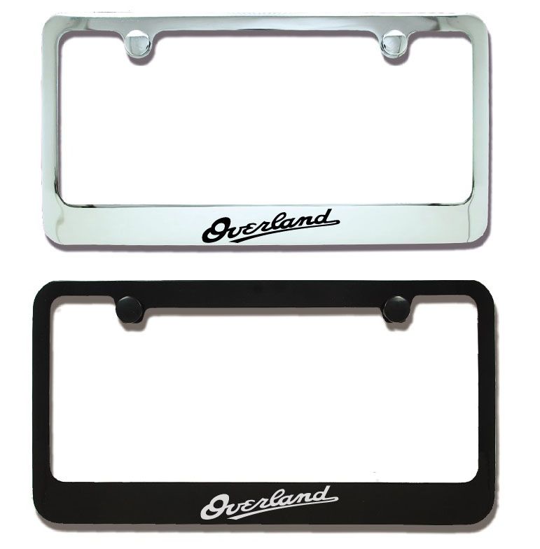 Jeep Overland Engraved License Plate Frame