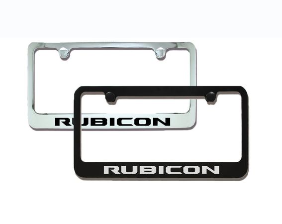 JEEP Rubicon Engraved License Plate Frame