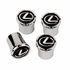 Lexus Real Chrome or Black Tire Valve Caps