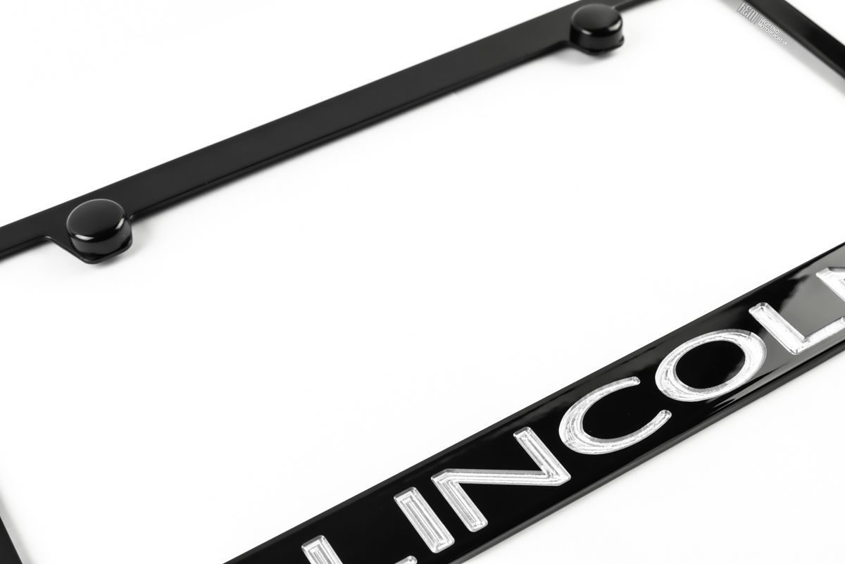 Lincoln Engraved License Plate Frame