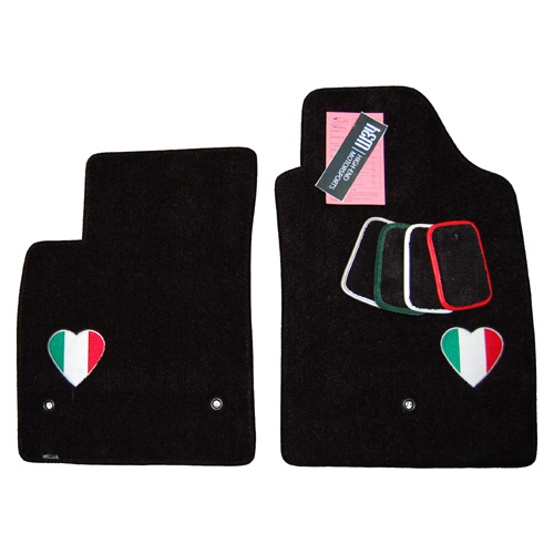 Mini Cooper Custom Floor Mats - Italian Logo