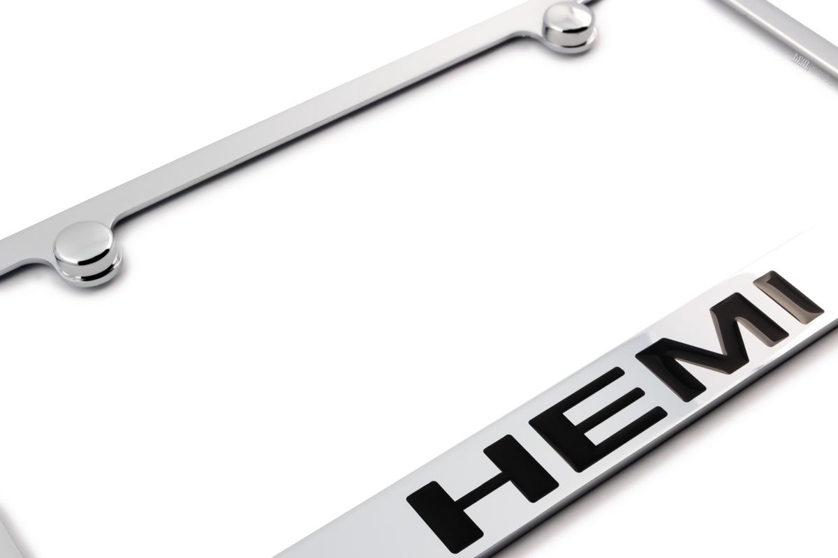 Mopar HEMI Engraved License Plate Frame
