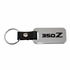 Nissan 350Z Chrome Leather Strap Key Chain / Fob