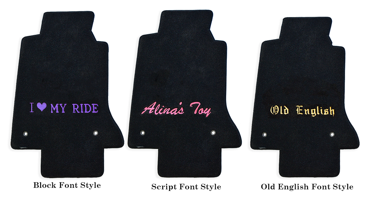 350z custom floor mats store