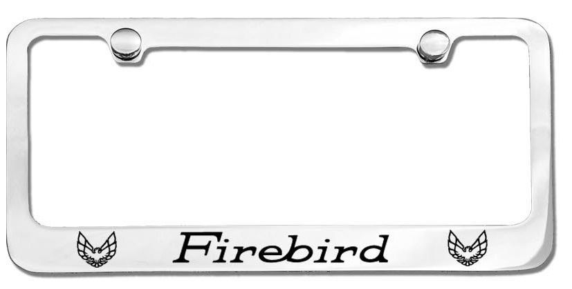 Pontiac 1970's Firebird Engraved License Plate Frame 1970 - 1981
