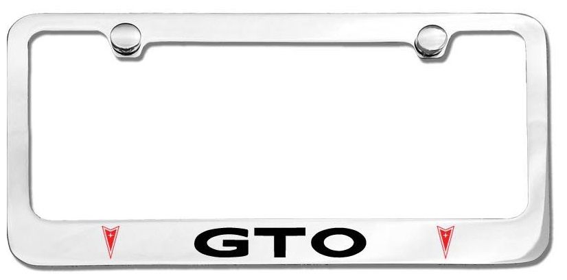 Pontiac GTO Engraved License Plate Frame