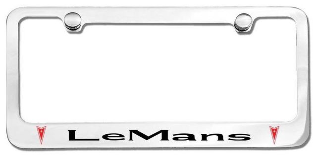 Pontiac LeMans Engraved License Plate Frame